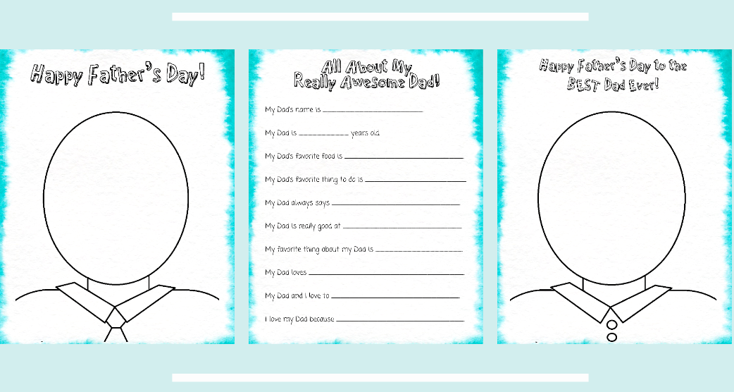 FREE Father's Day Craft Printable - Happy Hepburn